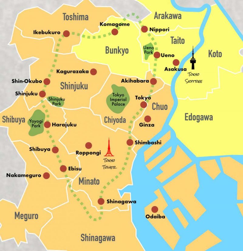 Tokyo's Yamanote Line: Circle the City | japanistry.com